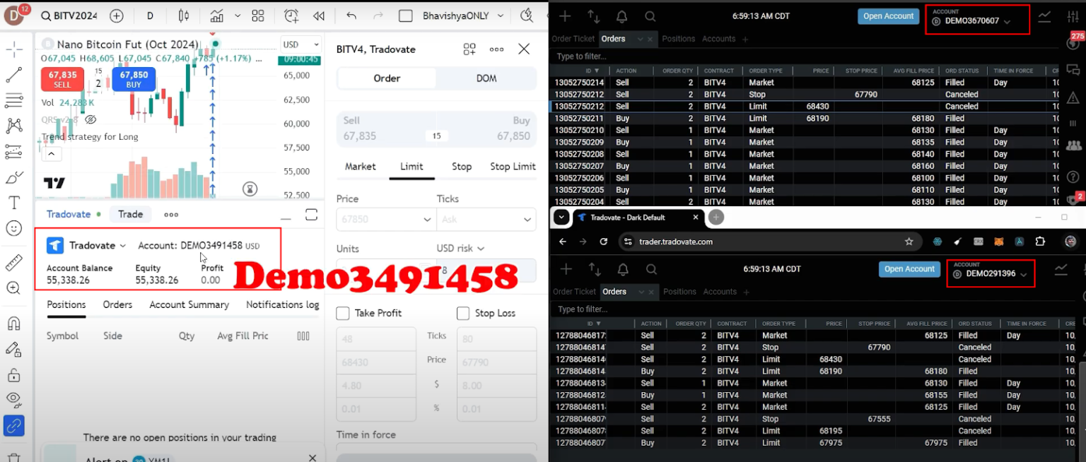 Manual Trade Copier – TradingView to Tradovate