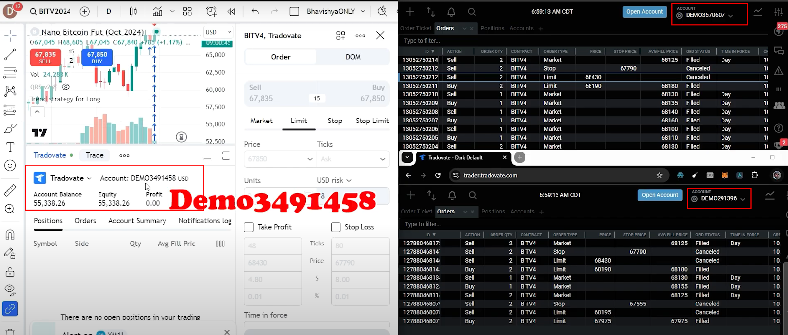 Manual Trade Copier – TradingView to Tradovate