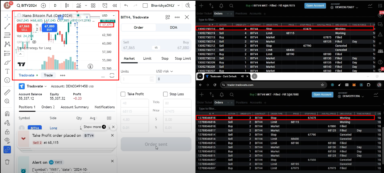 Manual Trade Copier – TradingView to Tradovate
