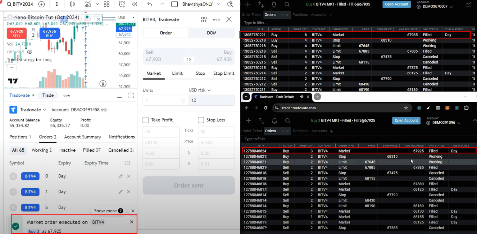 Manual Trade Copier – TradingView to Tradovate